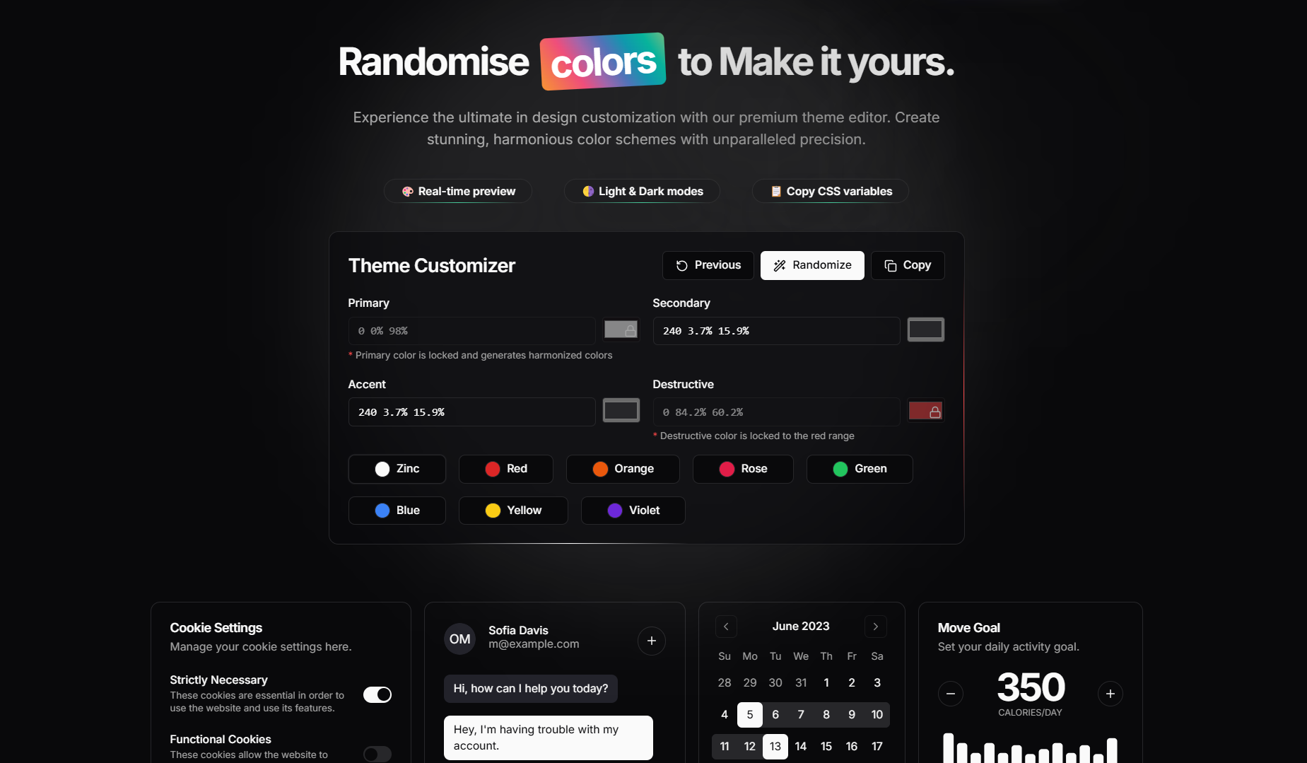 Shadcn Theme Generator